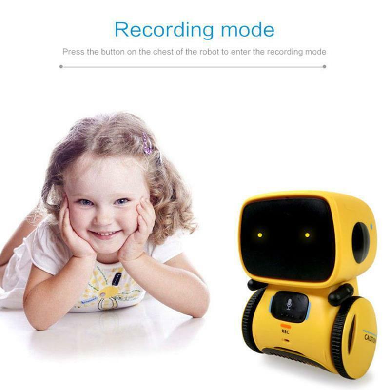 Shop Intelligent Voice Control Kids Robot Smart Action Dancing Gesture ...
